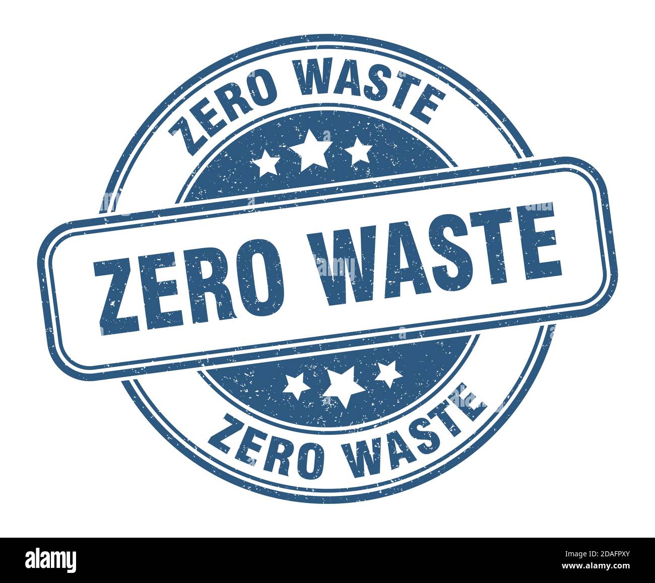 zero waste stamp. zero waste sign. round grunge label Stock Vector ...