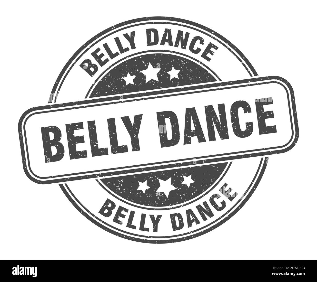 belly dance stamp. belly dance sign. round grunge label Stock Vector ...