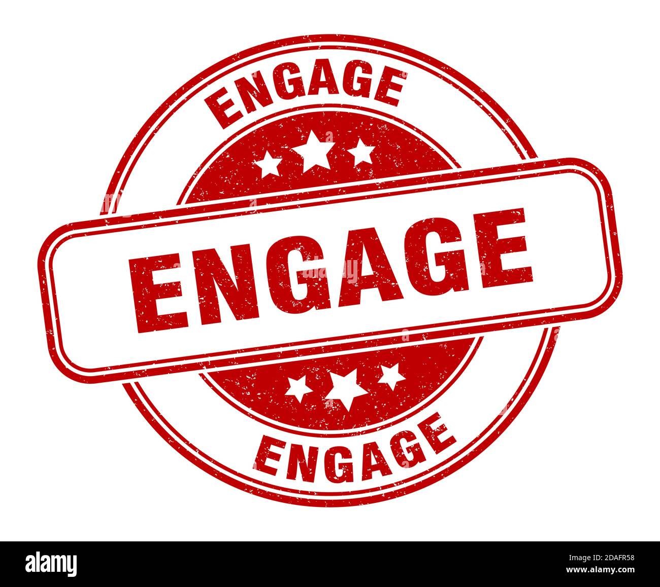 engage stamp. engage sign. round grunge label Stock Vector Image & Art ...
