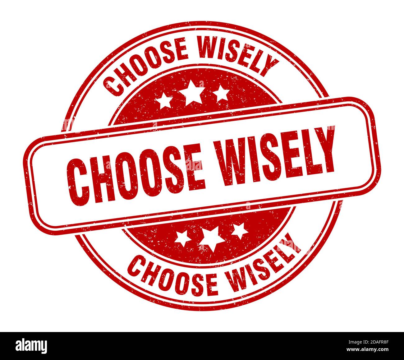 choose wisely stamp. choose wisely sign. round grunge label Stock Vector Image & Art - Alamy