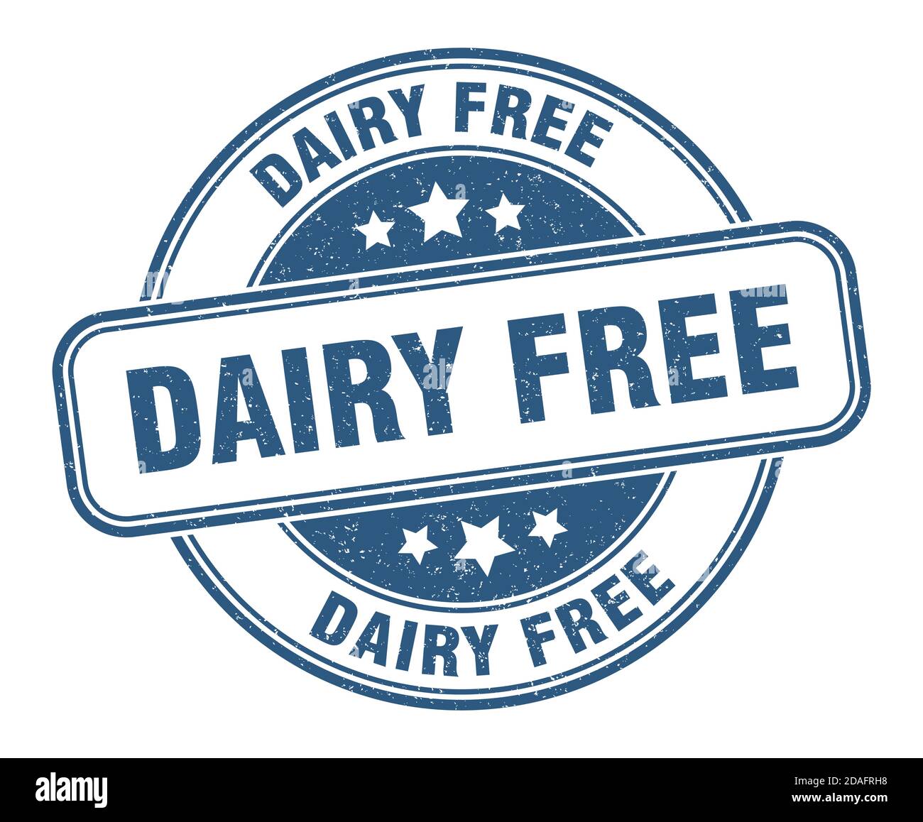 dairy free stamp. dairy free sign. round grunge label Stock Vector ...