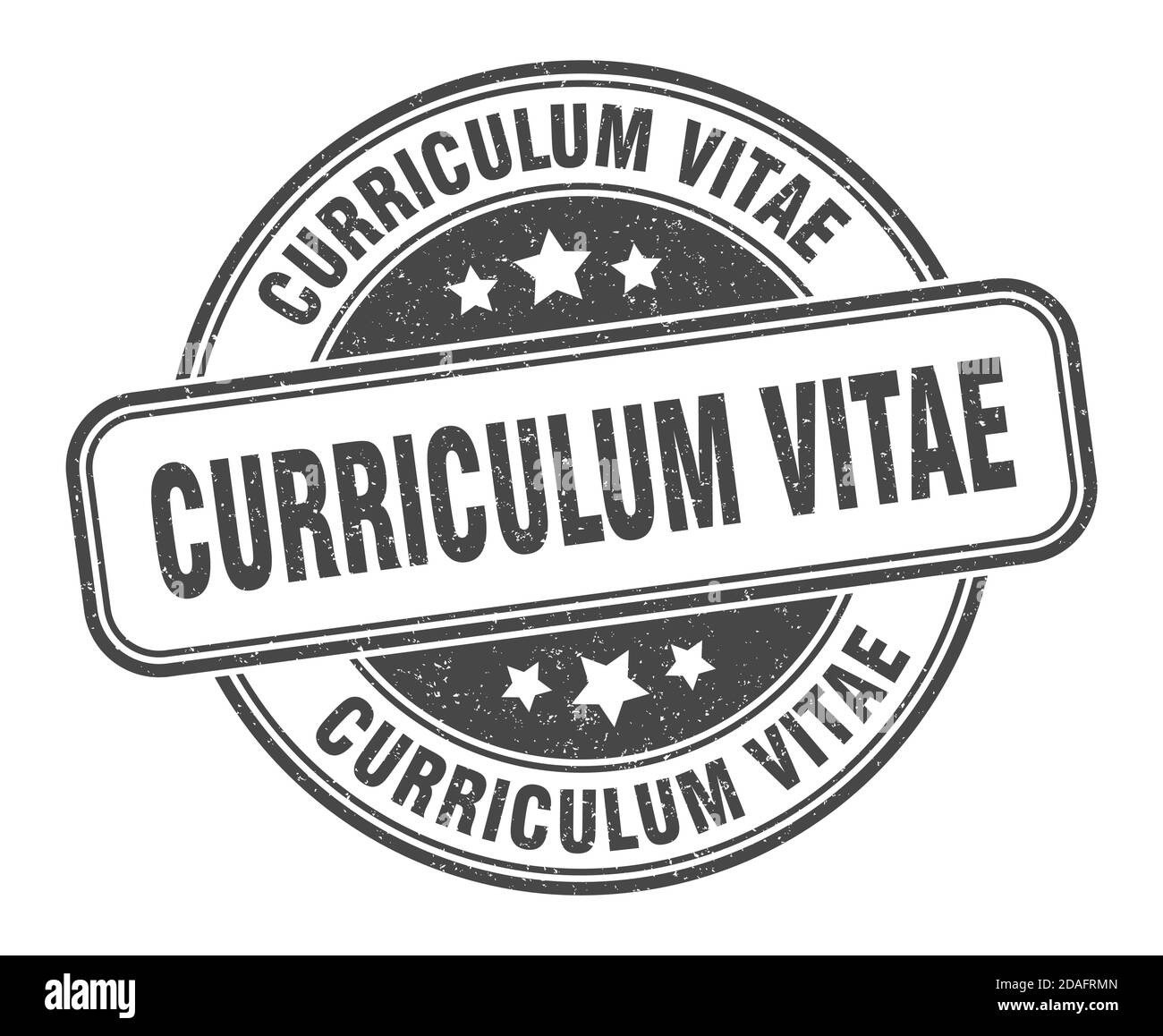 curriculum vitae stamp. curriculum vitae sign. round grunge label Stock ...