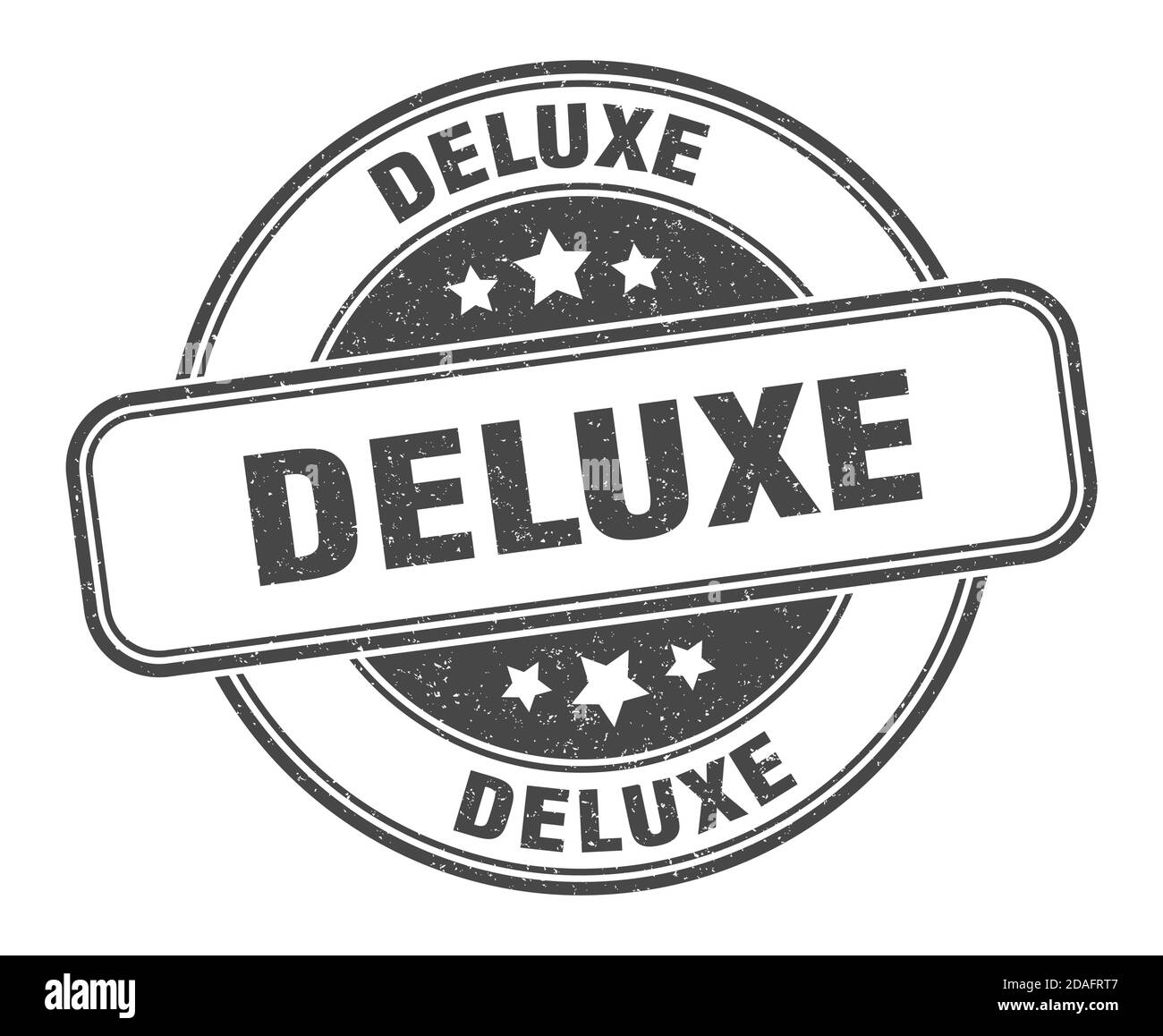 deluxe stamp. deluxe sign. round grunge label Stock Vector Image & Art ...