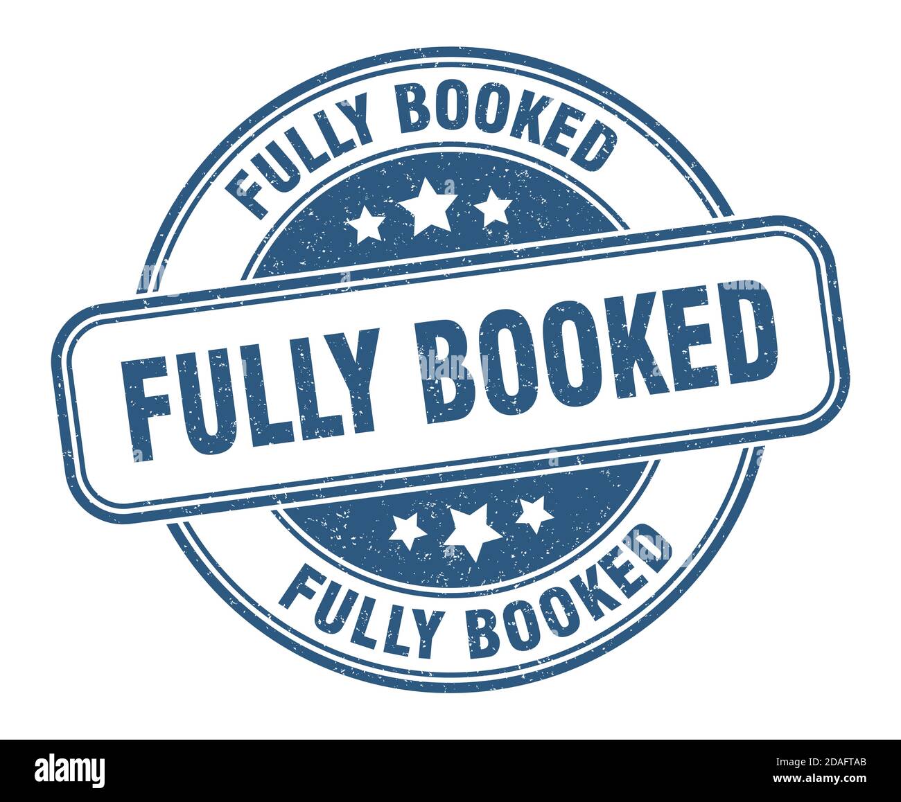 fully booked stamp. fully booked sign. round grunge label Stock Vector Image & Art - Alamy