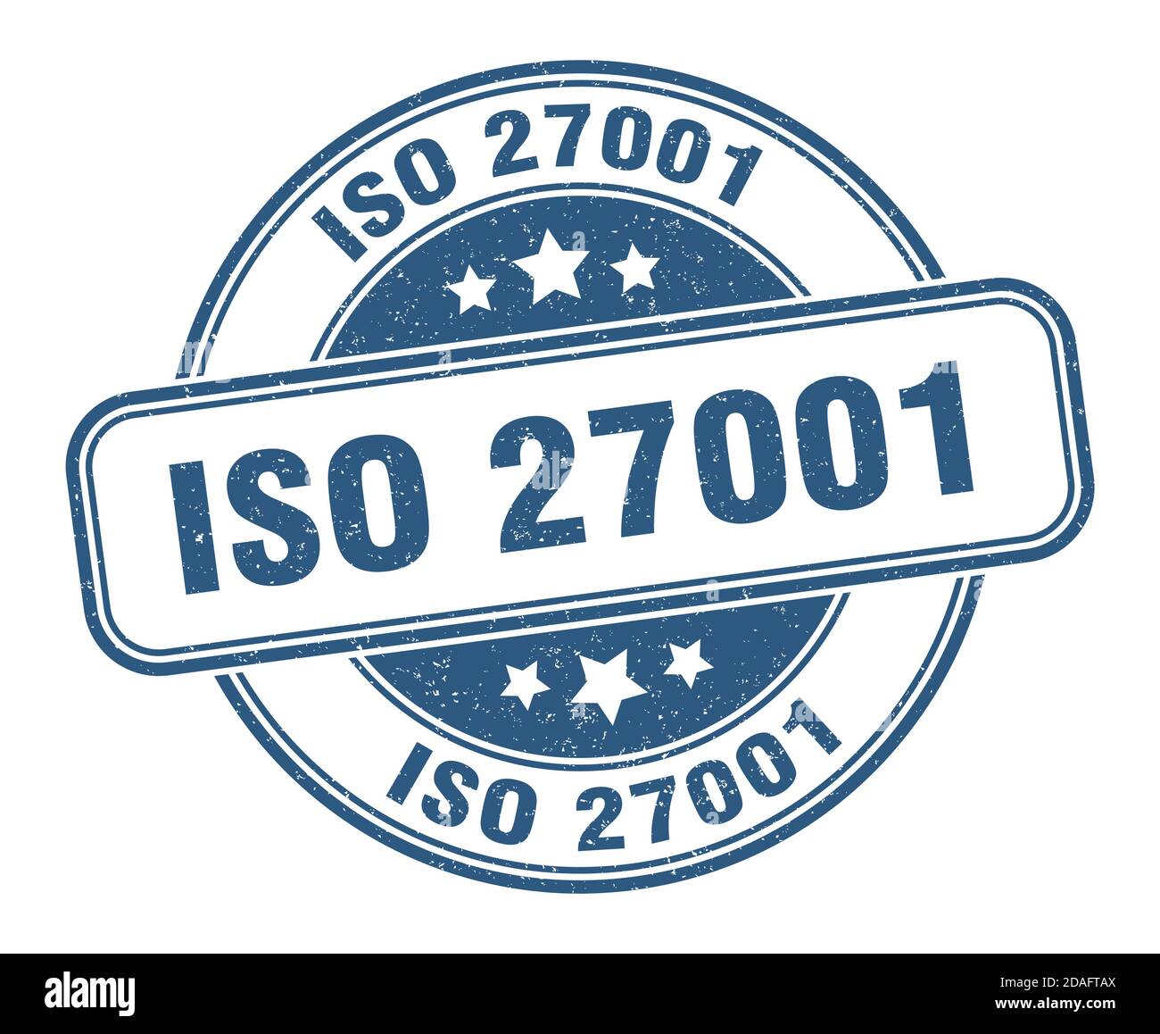 iso 27001 stamp. iso 27001 sign. round grunge label Stock Vector Image ...