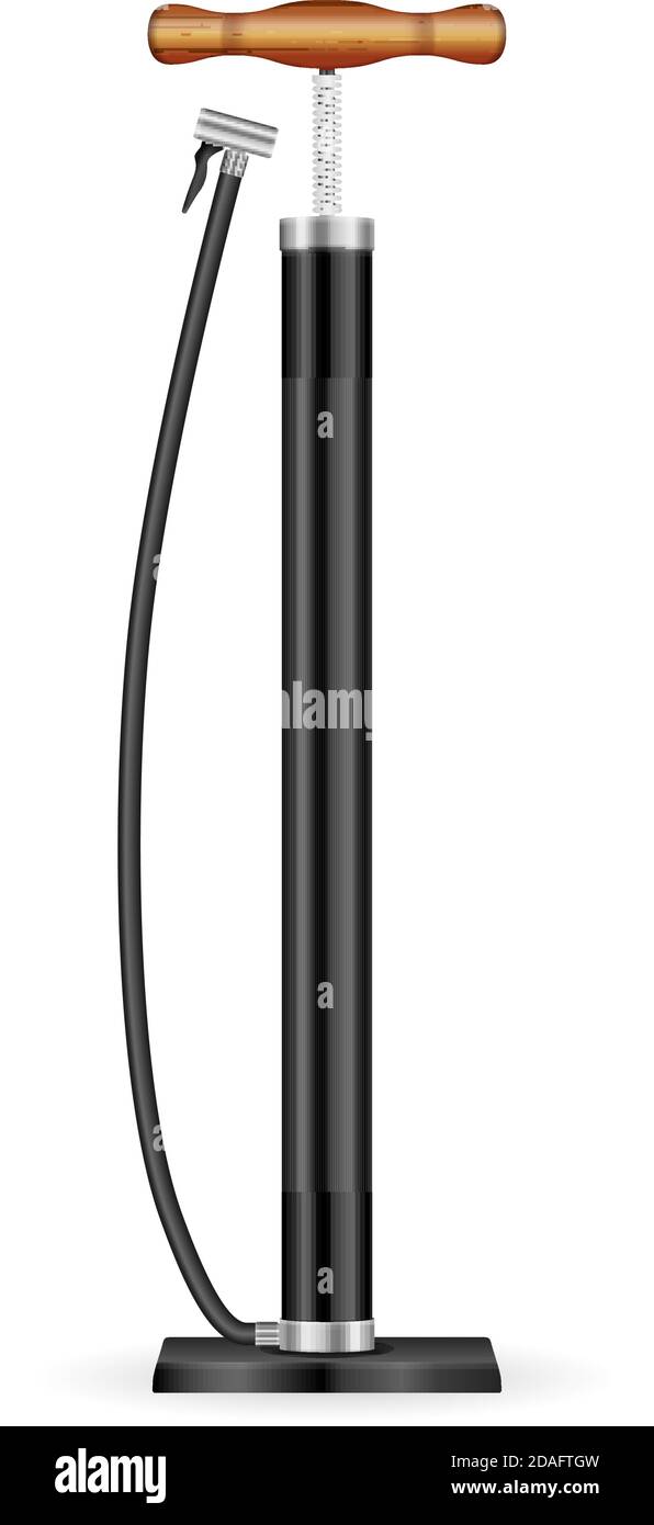 Hand air pump on a white background. Vector illustration Stock Vector ...