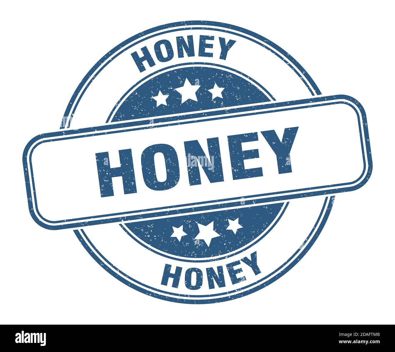 honey stamp. honey sign. round grunge label Stock Vector Image & Art ...