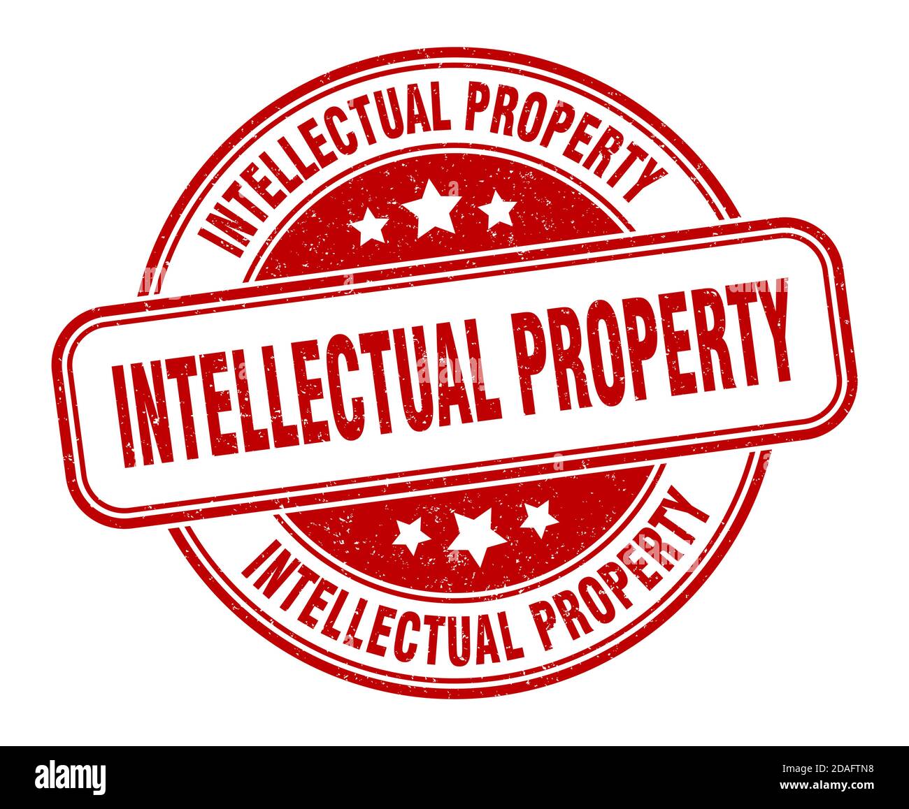 intellectual property stamp. intellectual property sign. round grunge ...