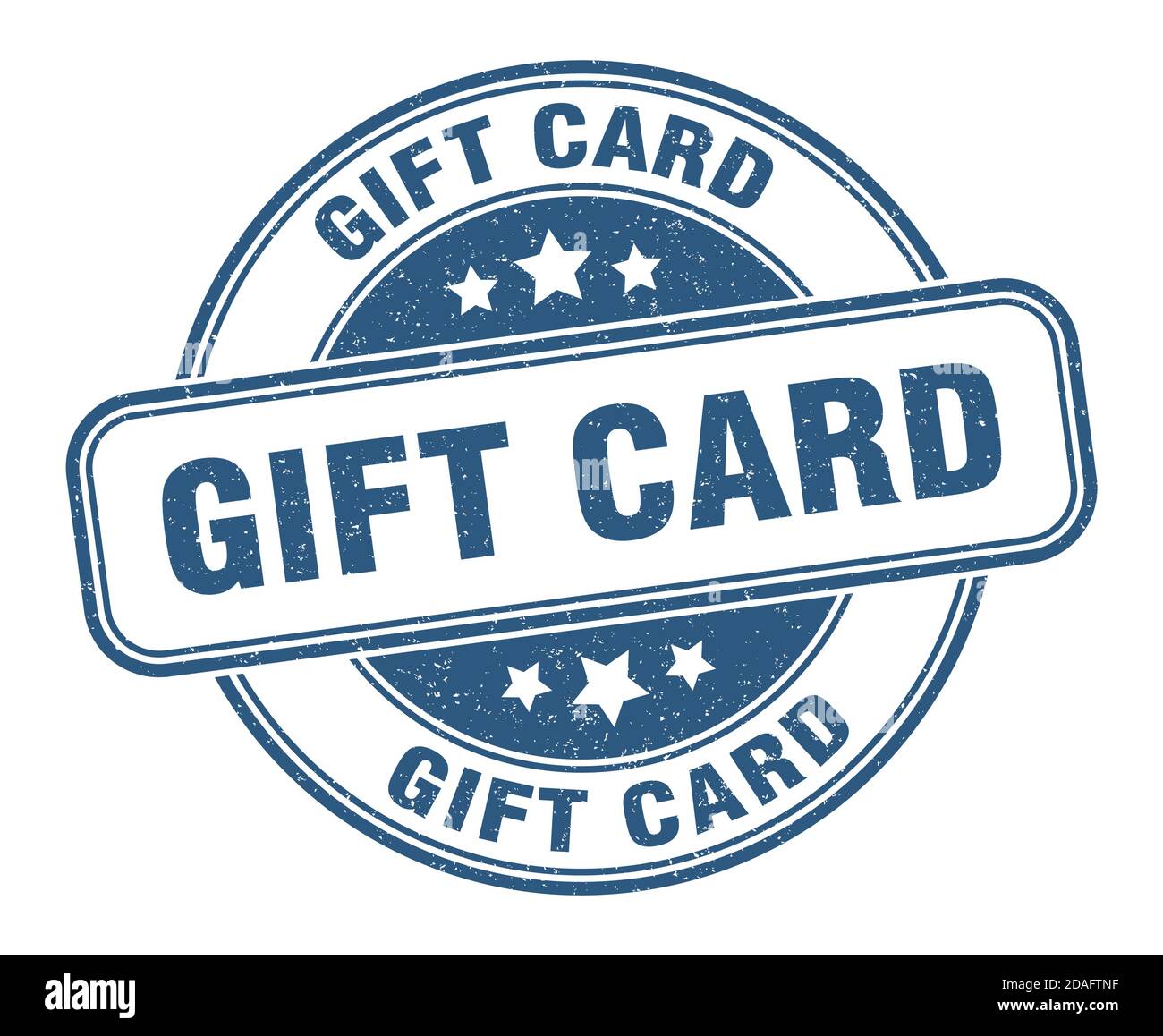 gift card stamp. gift card sign. round grunge label Stock Vector Image ...