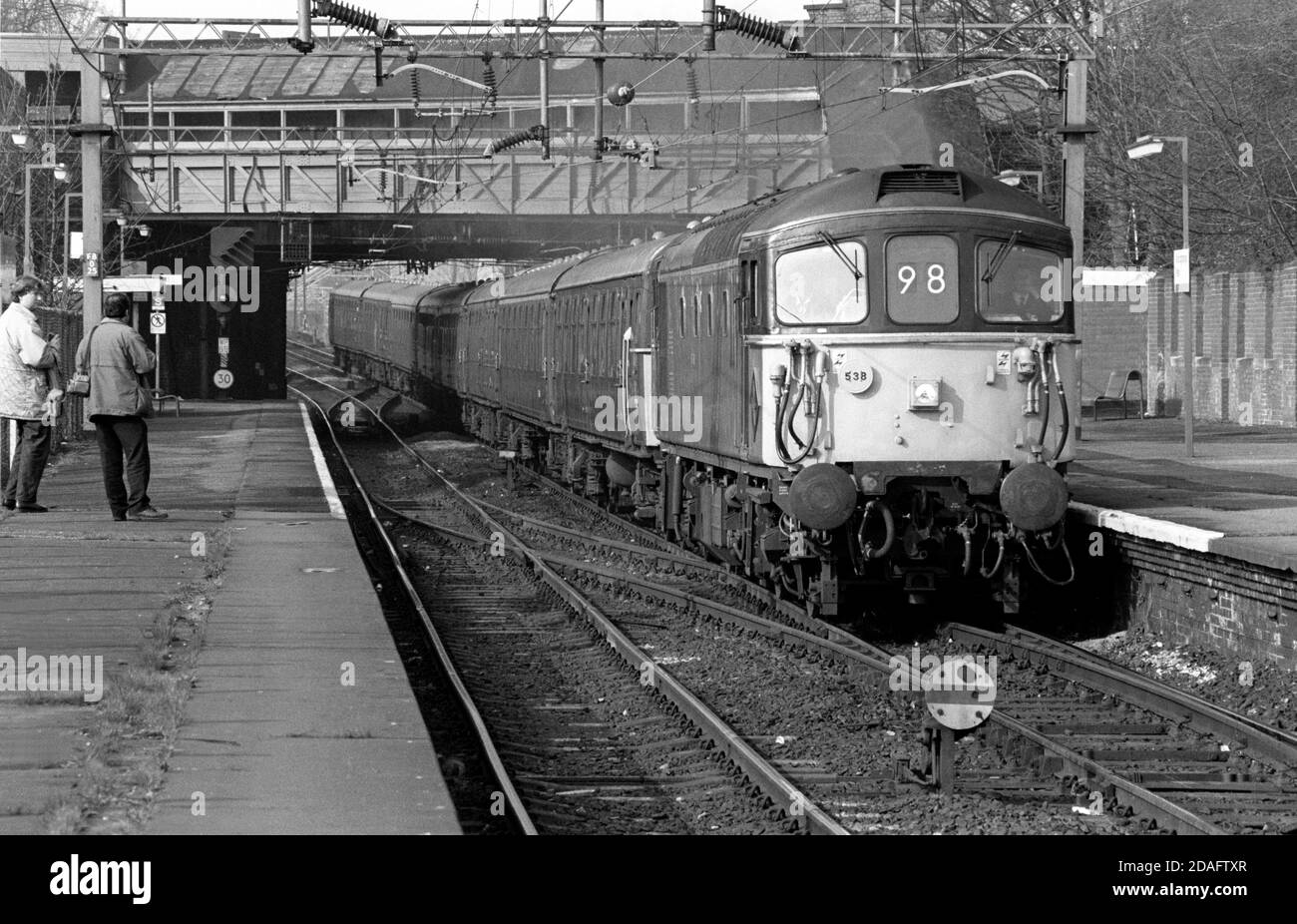 Br class 33 locomotive Black and White Stock Photos & Images - Alamy