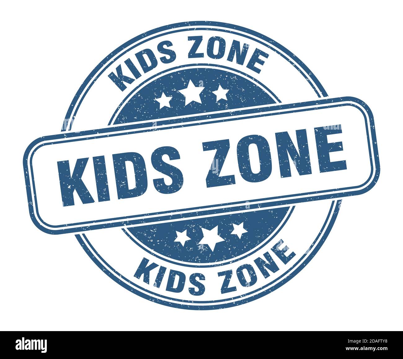 kids zone stamp. kids zone sign. round grunge label Stock Vector Image ...
