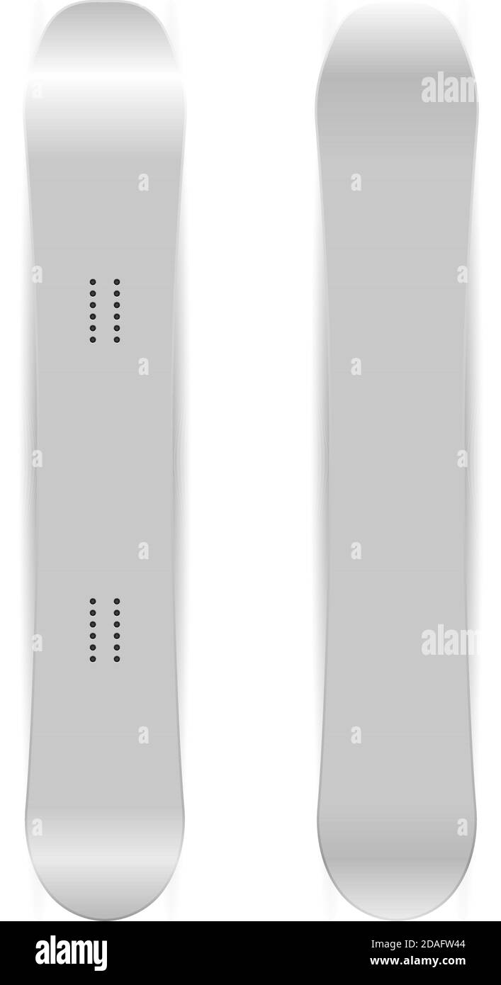 Snowboard board on a white background. Vector illustration Stock Vector ...
