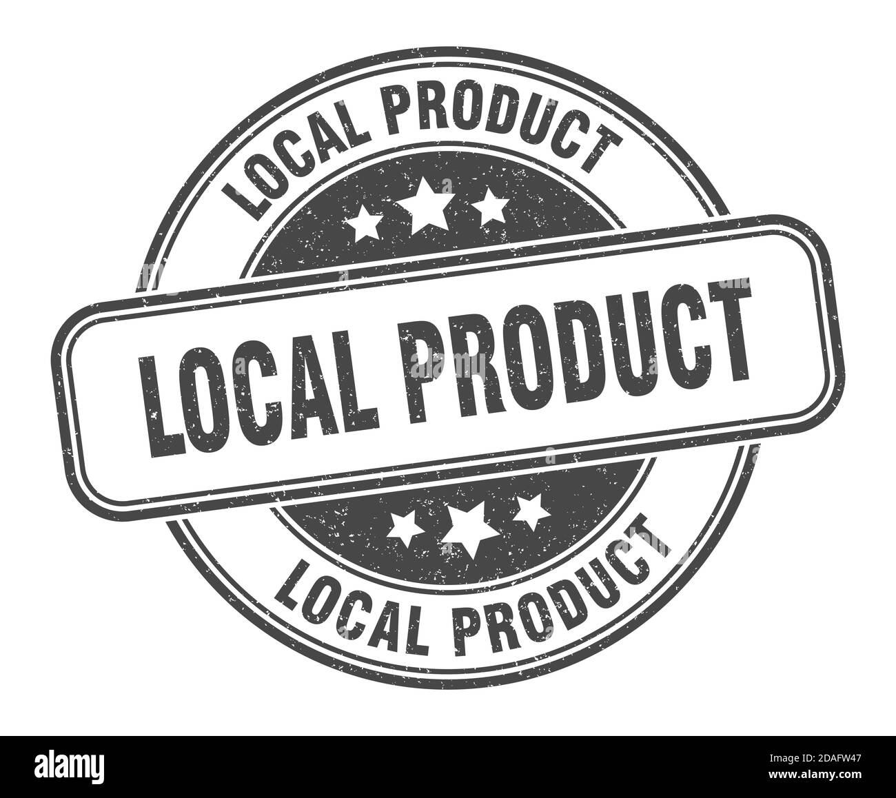 local product stamp. local product sign. round grunge label Stock ...
