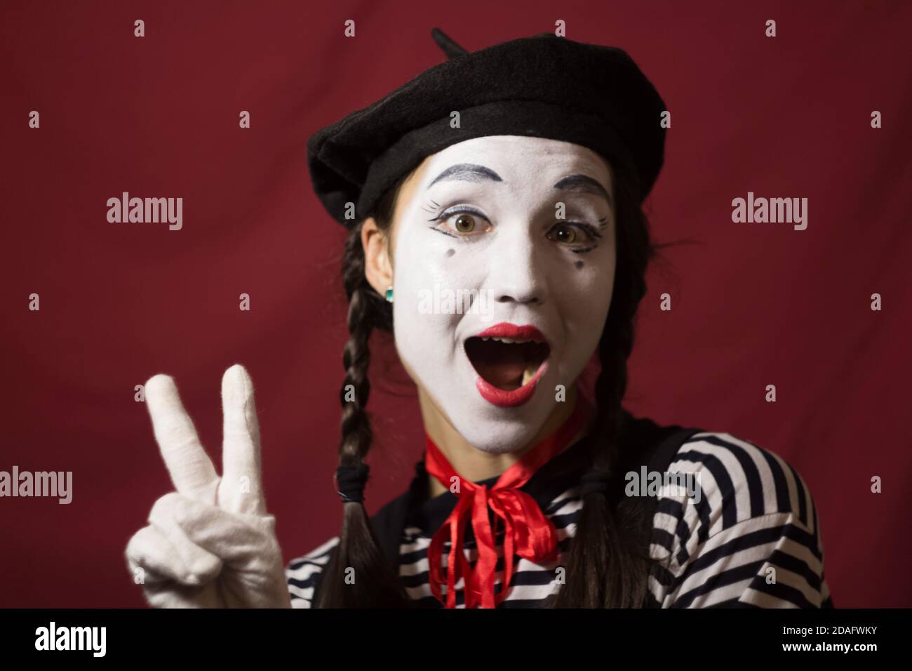 Hand mime hi-res stock photography and images - Alamy