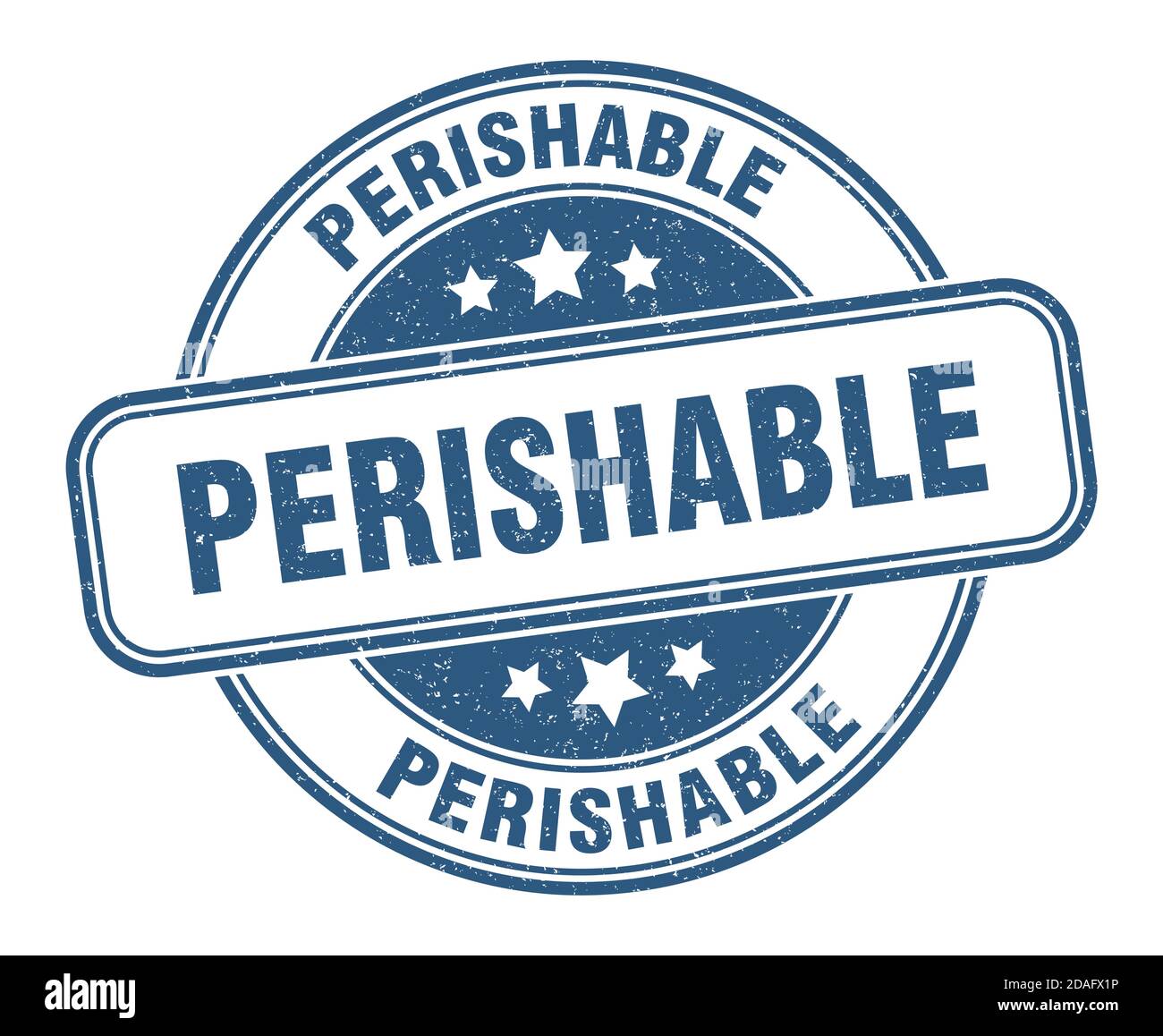 perishable stamp. perishable sign. round grunge label Stock Vector ...