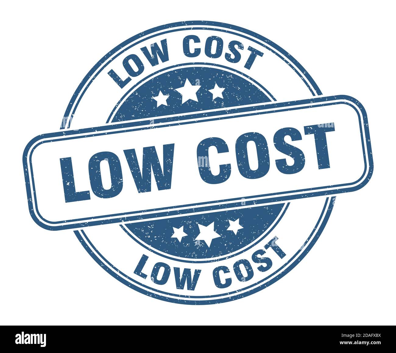 low cost stamp. low cost sign. round grunge label Stock Vector Image ...