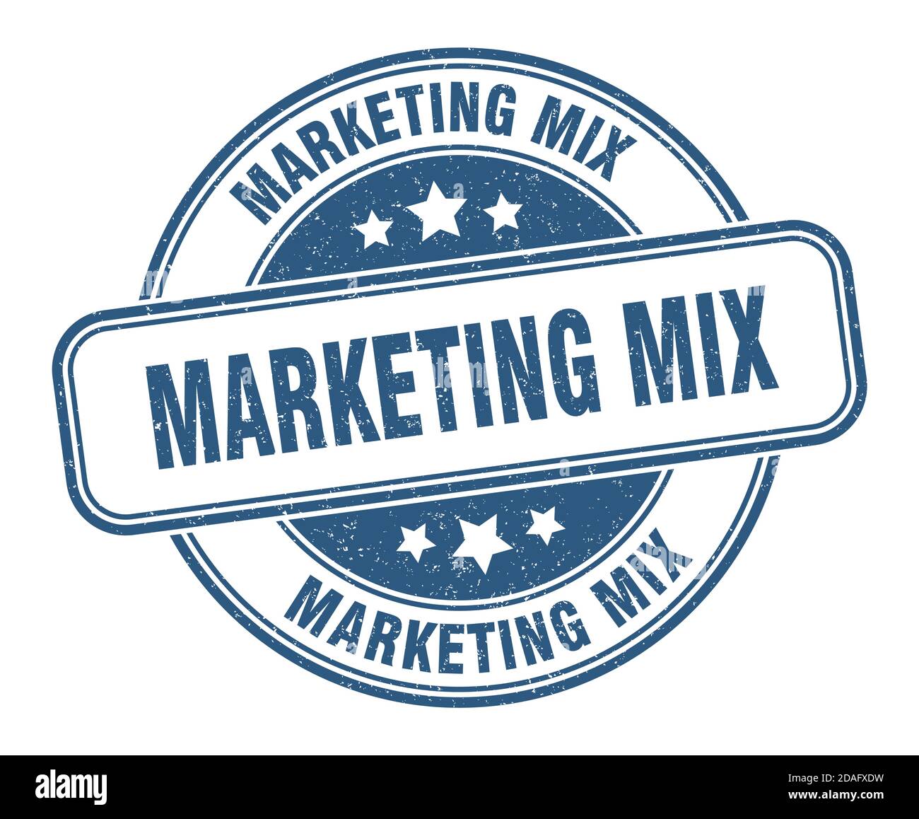 marketing mix stamp. marketing mix sign. round grunge label Stock ...