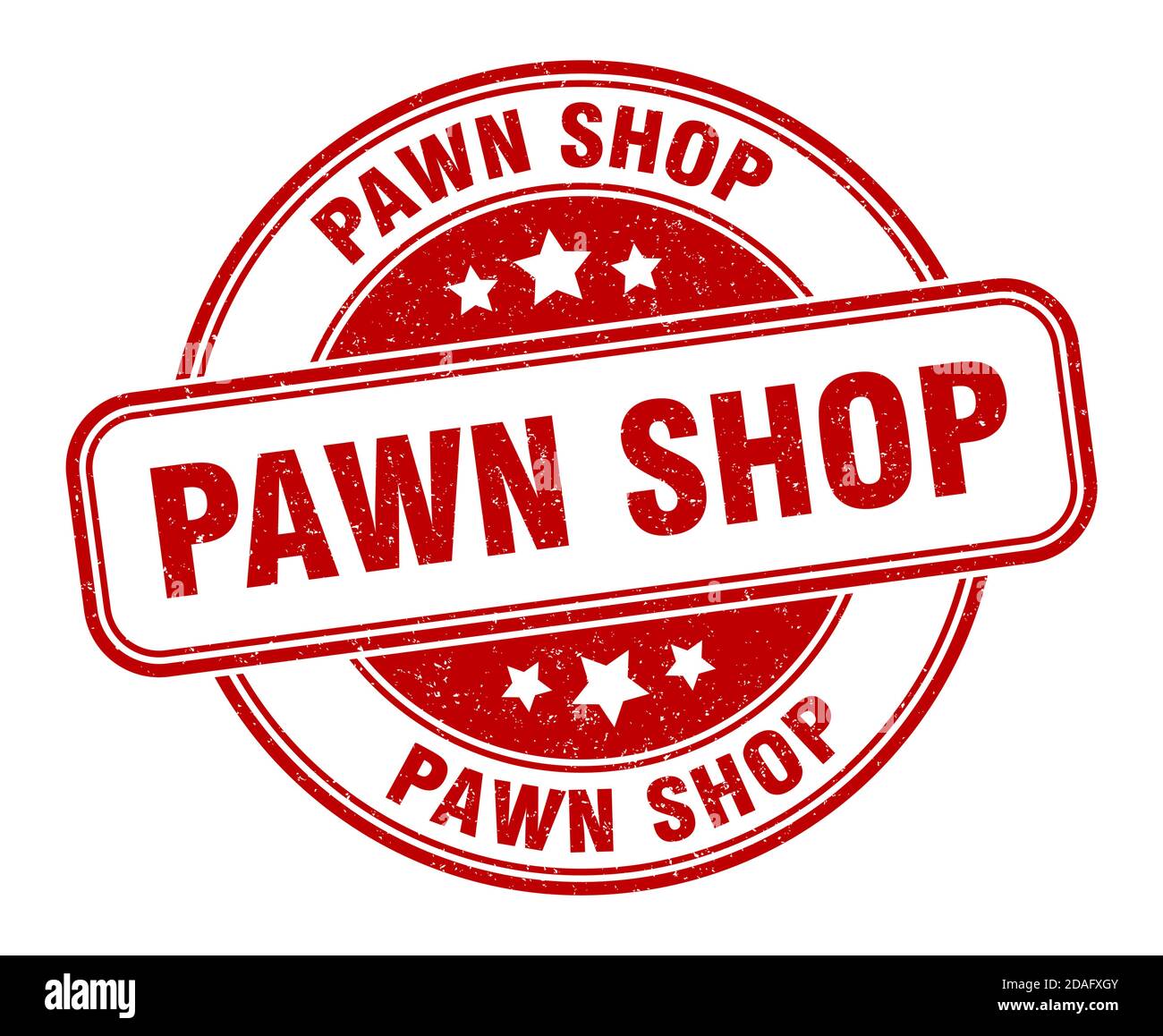 pawn shop stamp. pawn shop sign. round grunge label Stock Vector Image ...