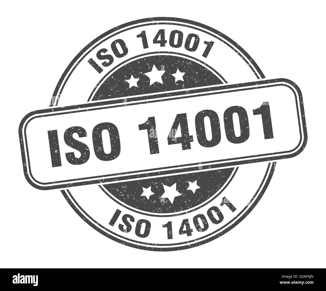 iso 14001 stamp. iso 14001 sign. round grunge label Stock Vector Image ...