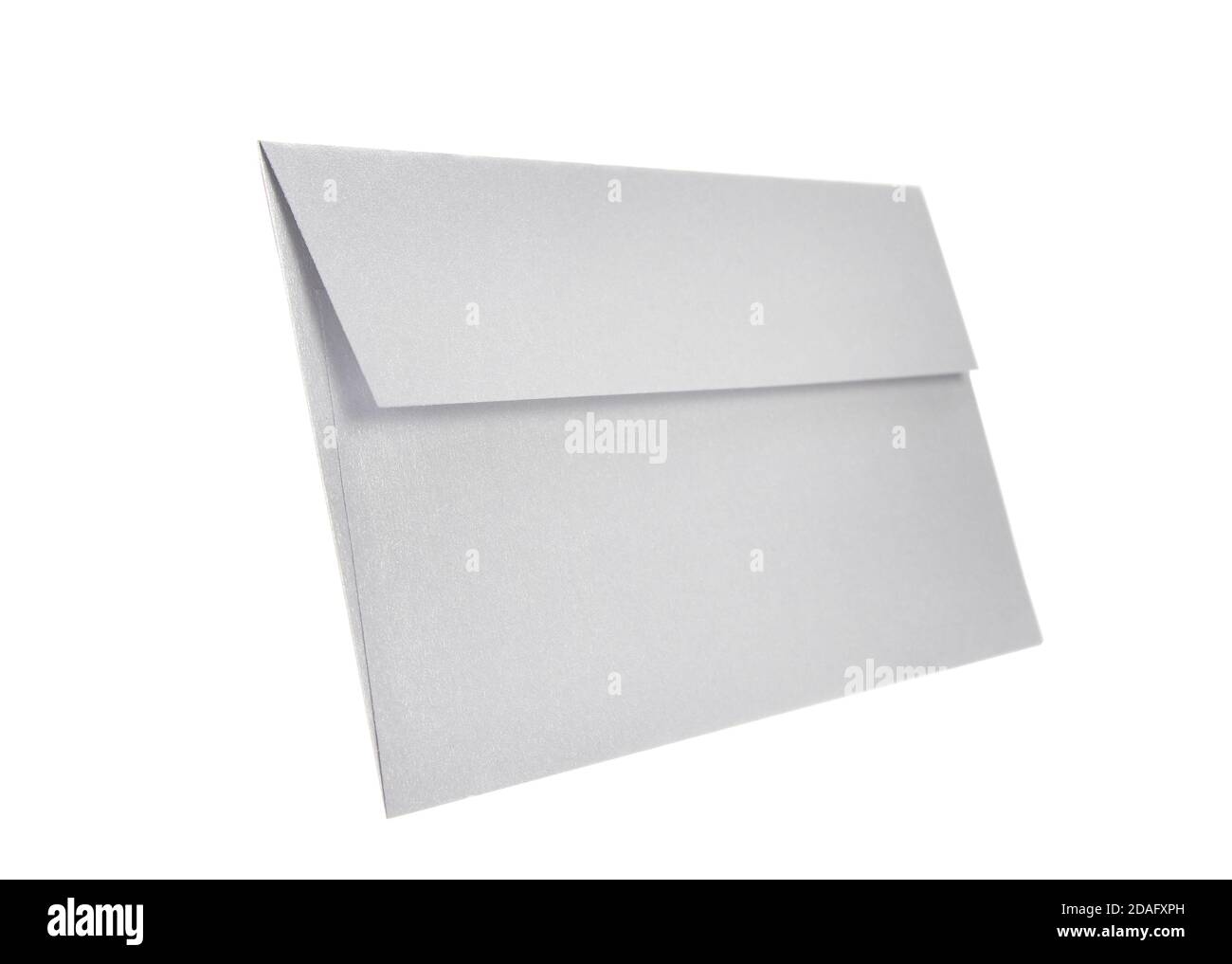 White envelope isolated on a white background Stock Photo - Alamy