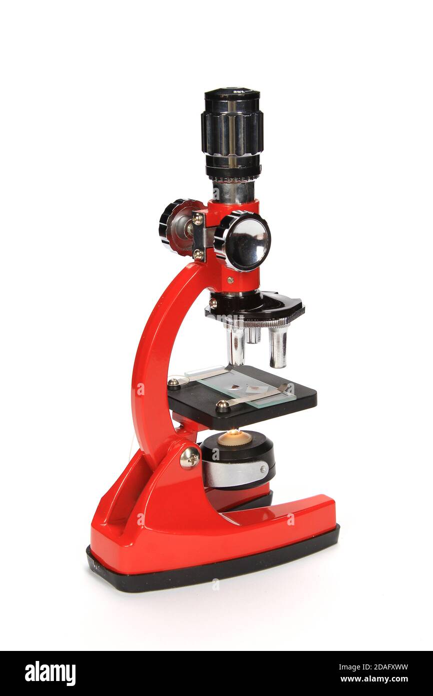 Vertical shot red microscope hi-res stock photography and images - Alamy