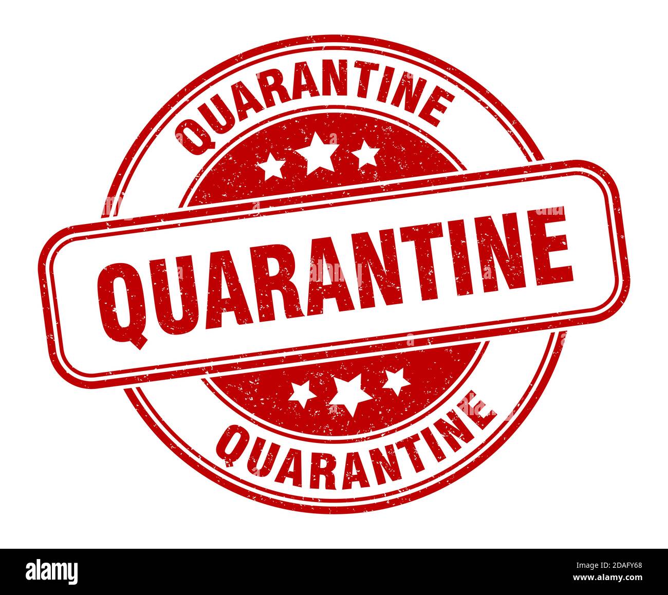 quarantine stamp. quarantine sign. round grunge label Stock Vector ...
