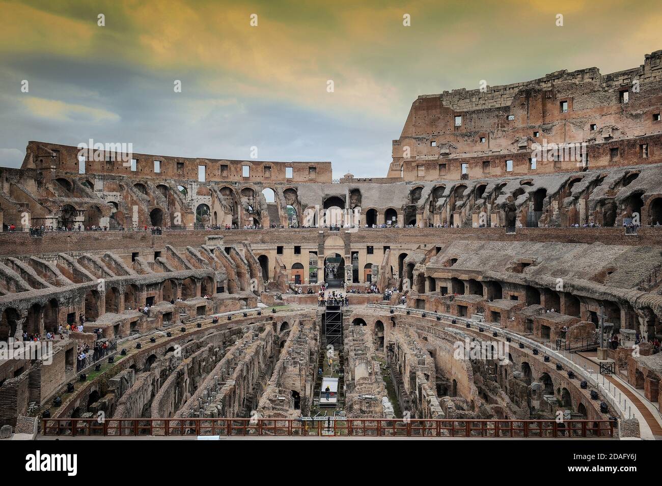 Colosseum interior aerial hi-res stock photography and images - Alamy