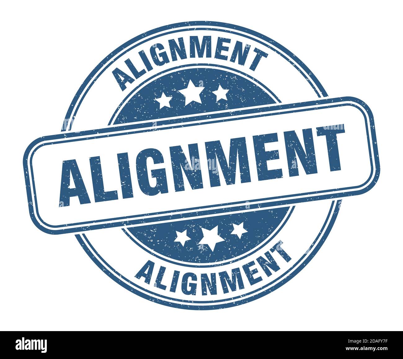 alignment stamp. alignment sign. round grunge label Stock Vector Image ...