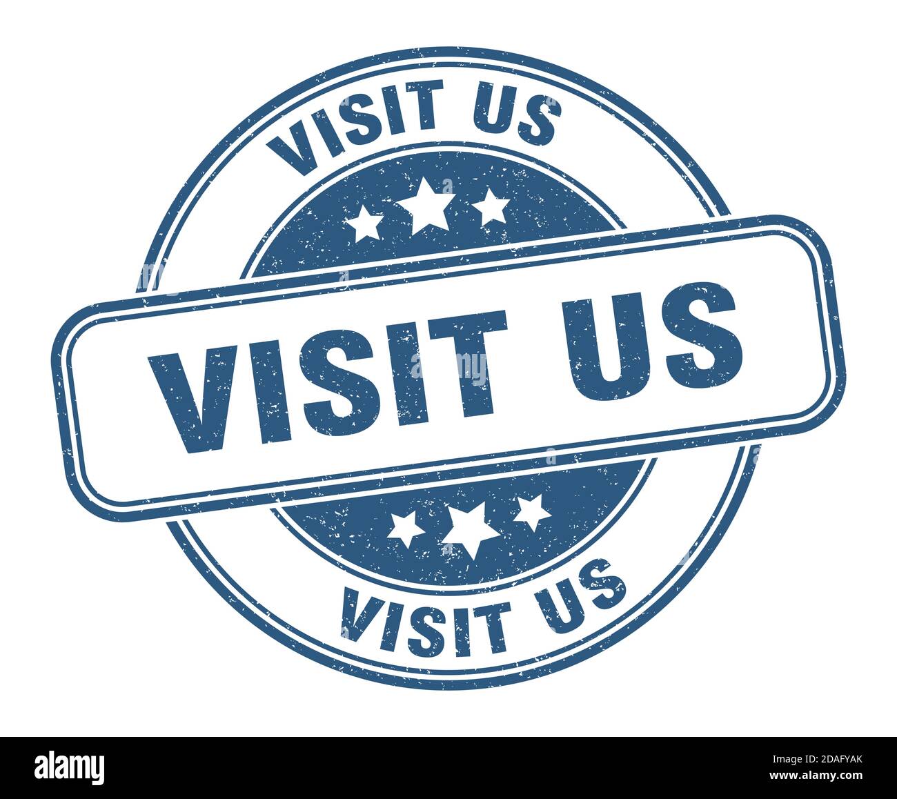 visit us stamp. visit us sign. round grunge label Stock Vector Image ...