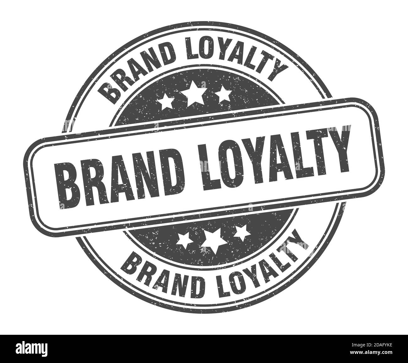 Brand loyalty stamp Black and White Stock Photos & Images - Alamy