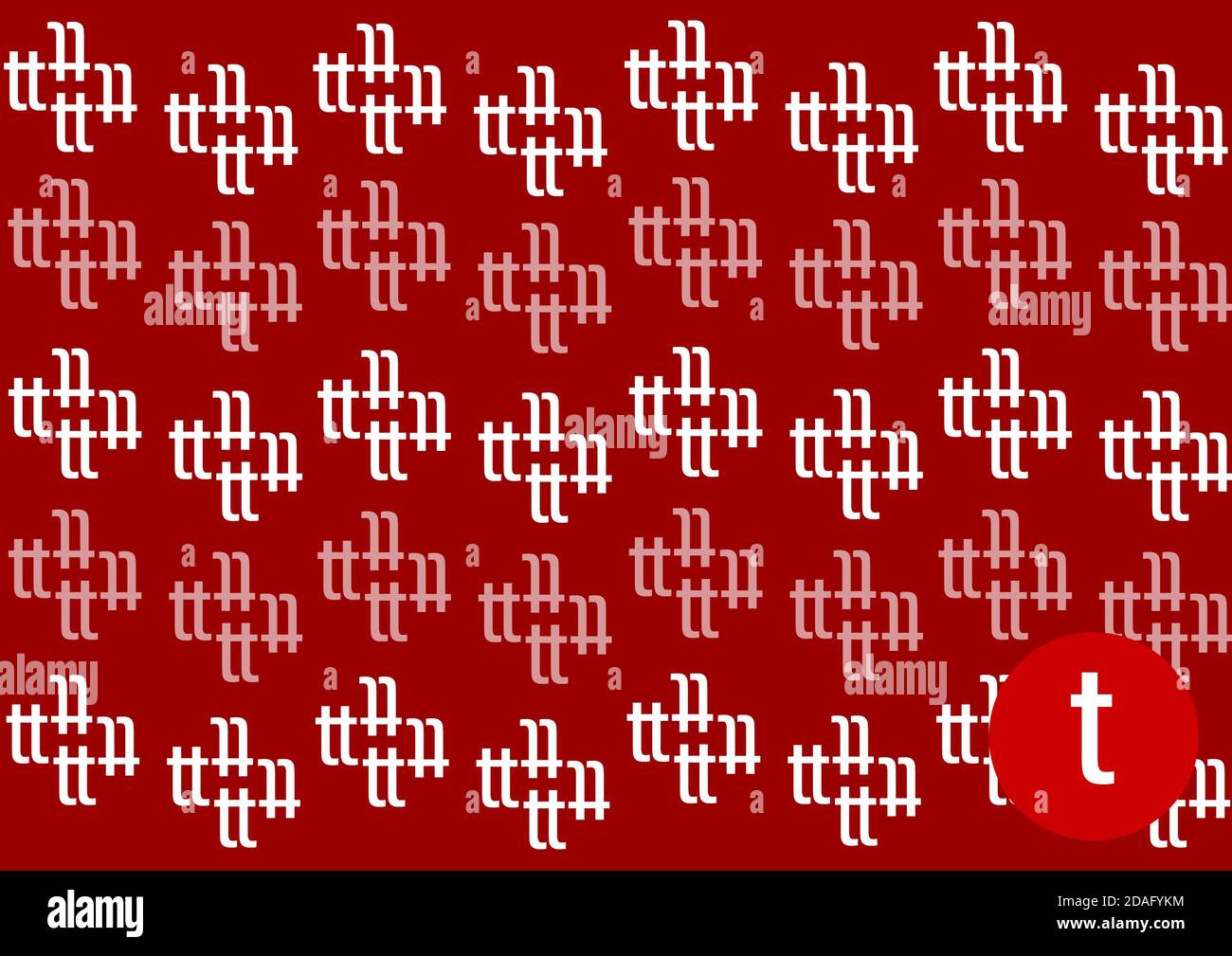 Alphabet lettering t pattern for wallpaper decoration with bright color ...