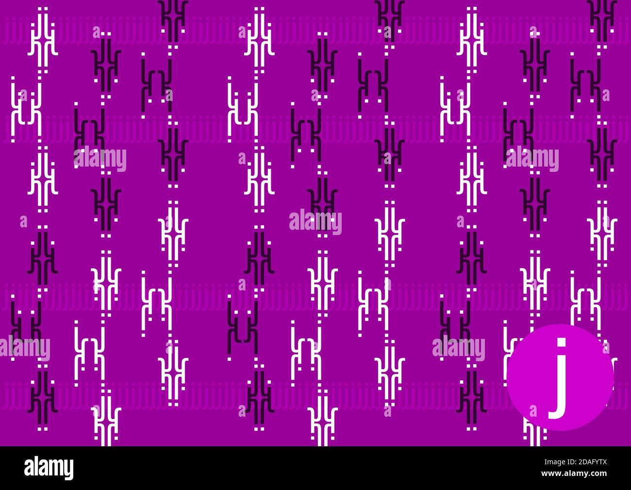 Alphabet lettering j pattern for wallpaper decoration with bright color ...