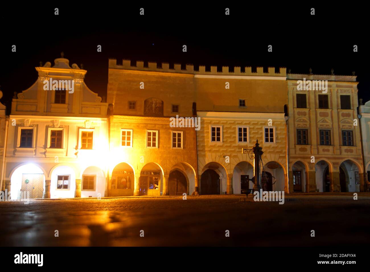 Renaissance town of telc hi-res stock photography and images - Alamy