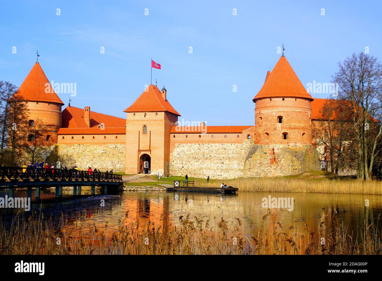 Trakai medieval gothic island castle hi-res stock photography and images - Alamy