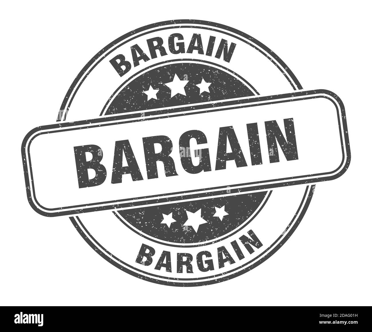bargain stamp. bargain sign. round grunge label Stock Vector Image ...