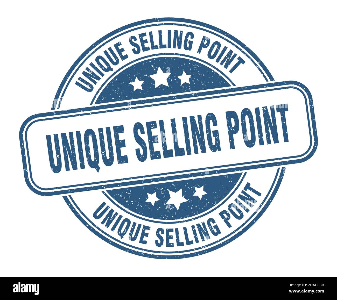 unique selling point stamp. unique selling point sign. round grunge ...