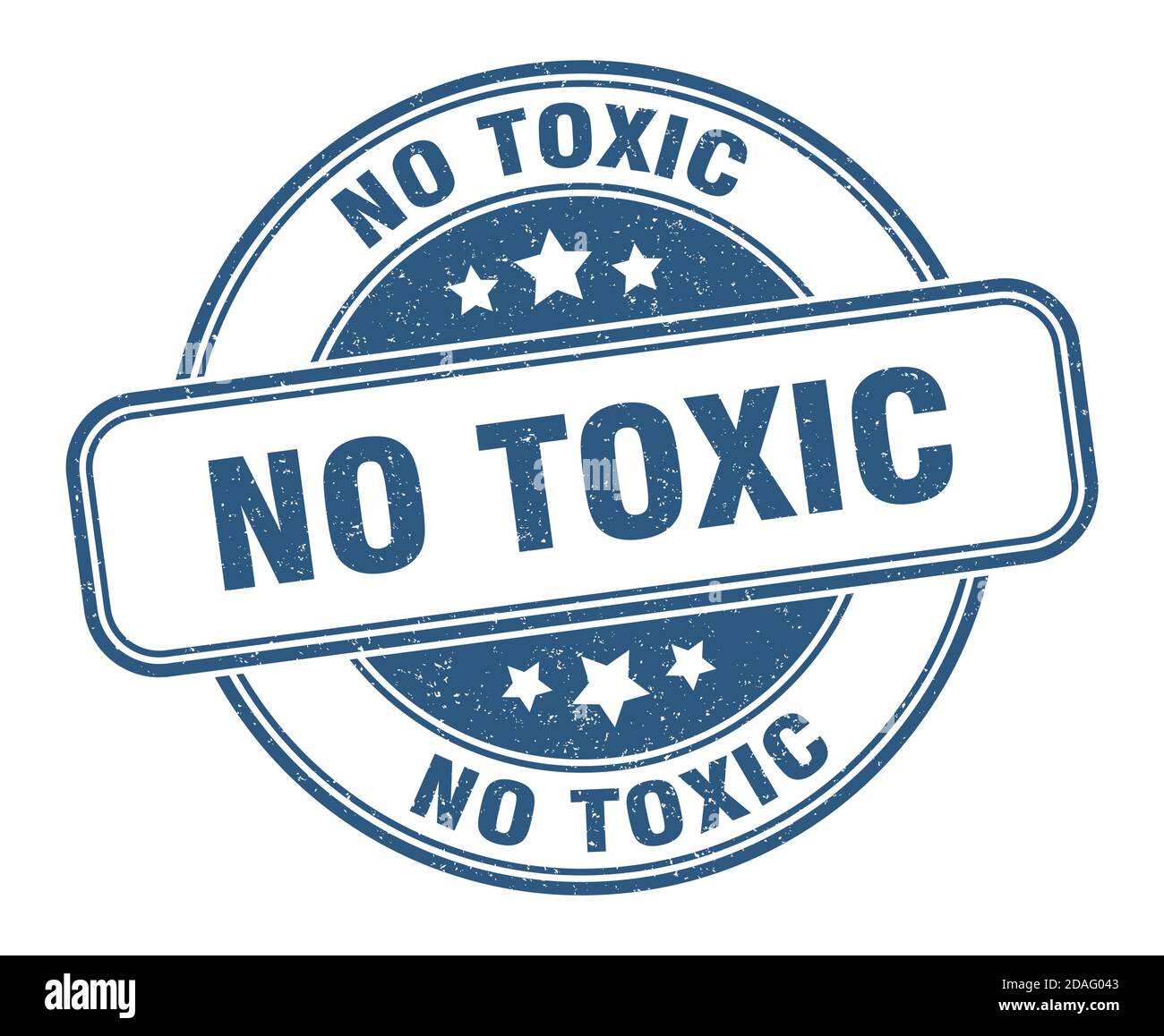 no toxic stamp. no toxic sign. round grunge label Stock Vector Image ...