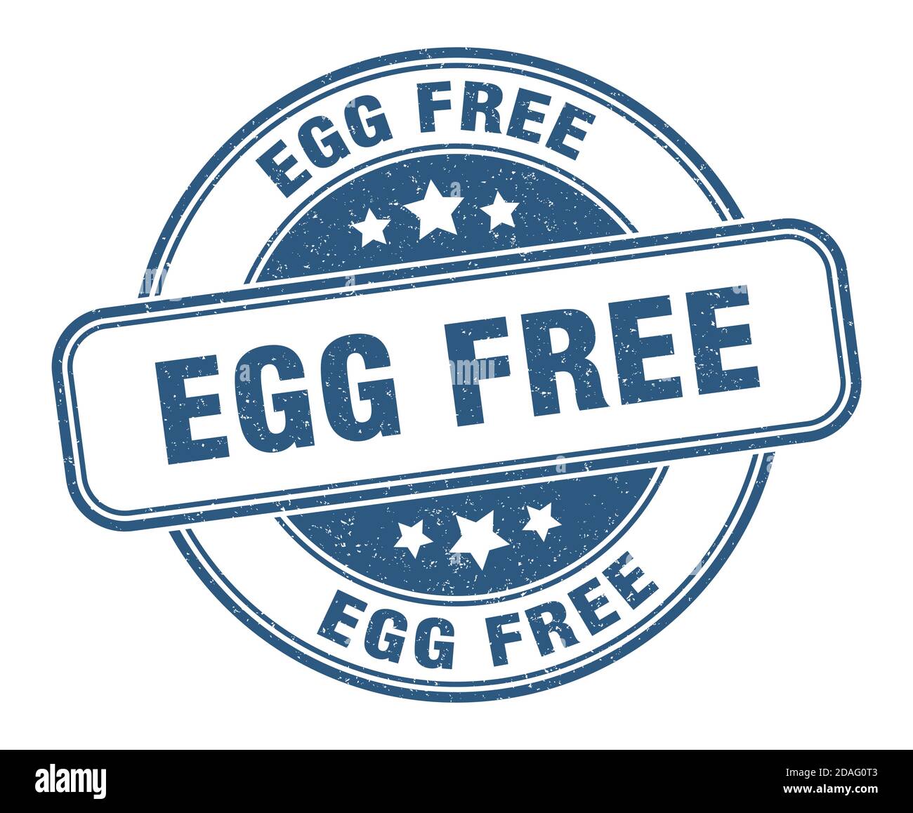 egg free stamp. egg free sign. round grunge label Stock Vector Image ...