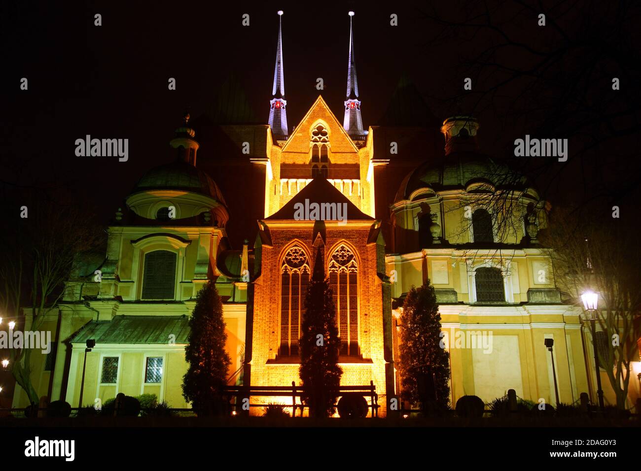 The Cathedral of St. John the Baptist in Wroclaw, Poland Stock Photo - Alamy