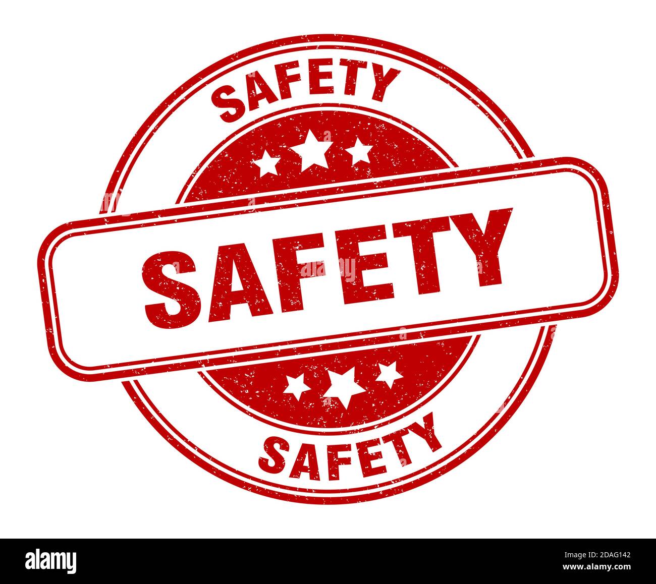 safety stamp. safety sign. round grunge label Stock Vector Image & Art ...