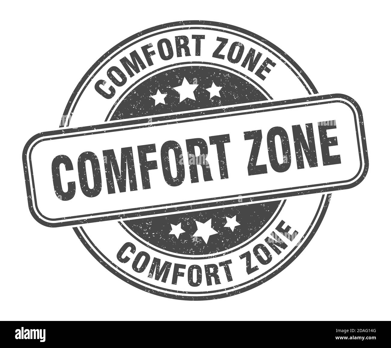 comfort zone stamp. comfort zone sign. round grunge label Stock Vector ...