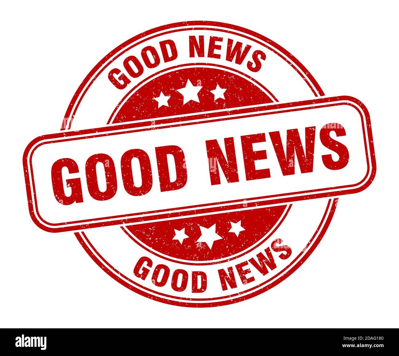 good news stamp. good news sign. round grunge label Stock Vector Image ...