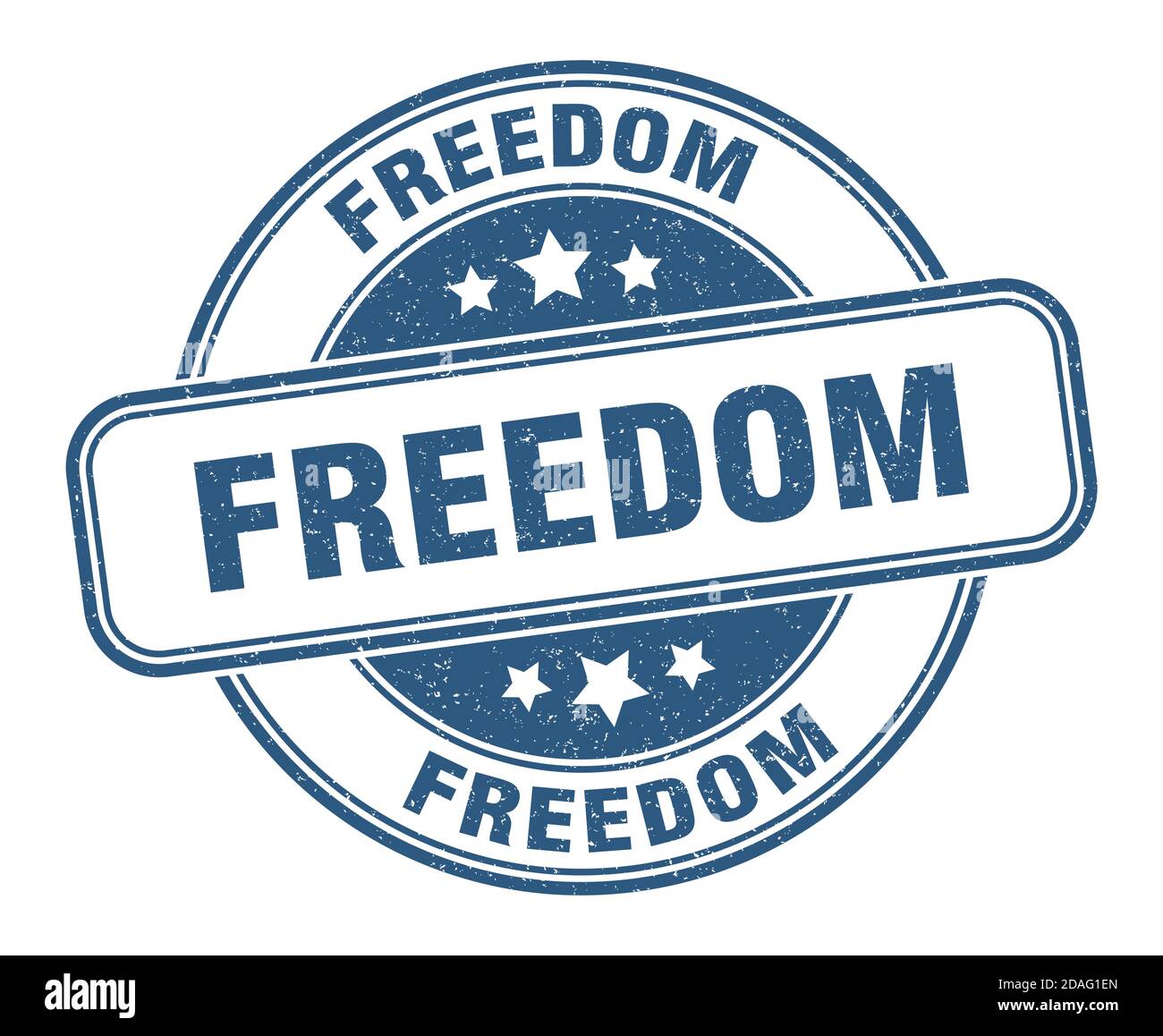 freedom stamp. freedom sign. round grunge label Stock Vector Image ...