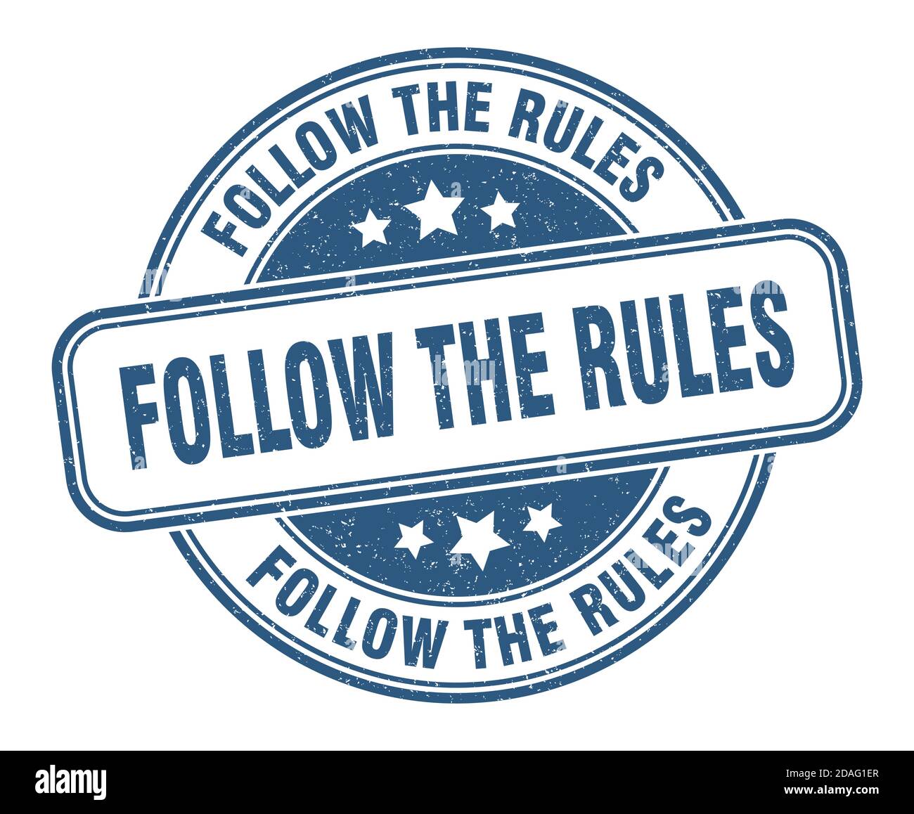 Follow the rules vector vectors hi-res stock photography and images - Alamy