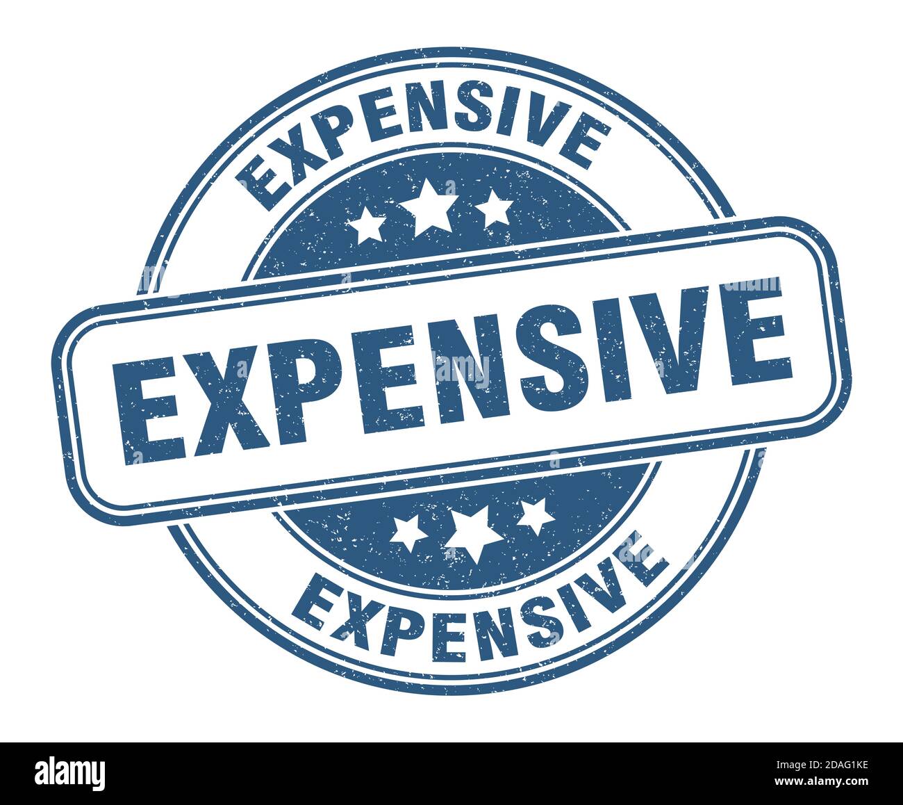 expensive stamp. expensive sign. round grunge label Stock Vector Image ...