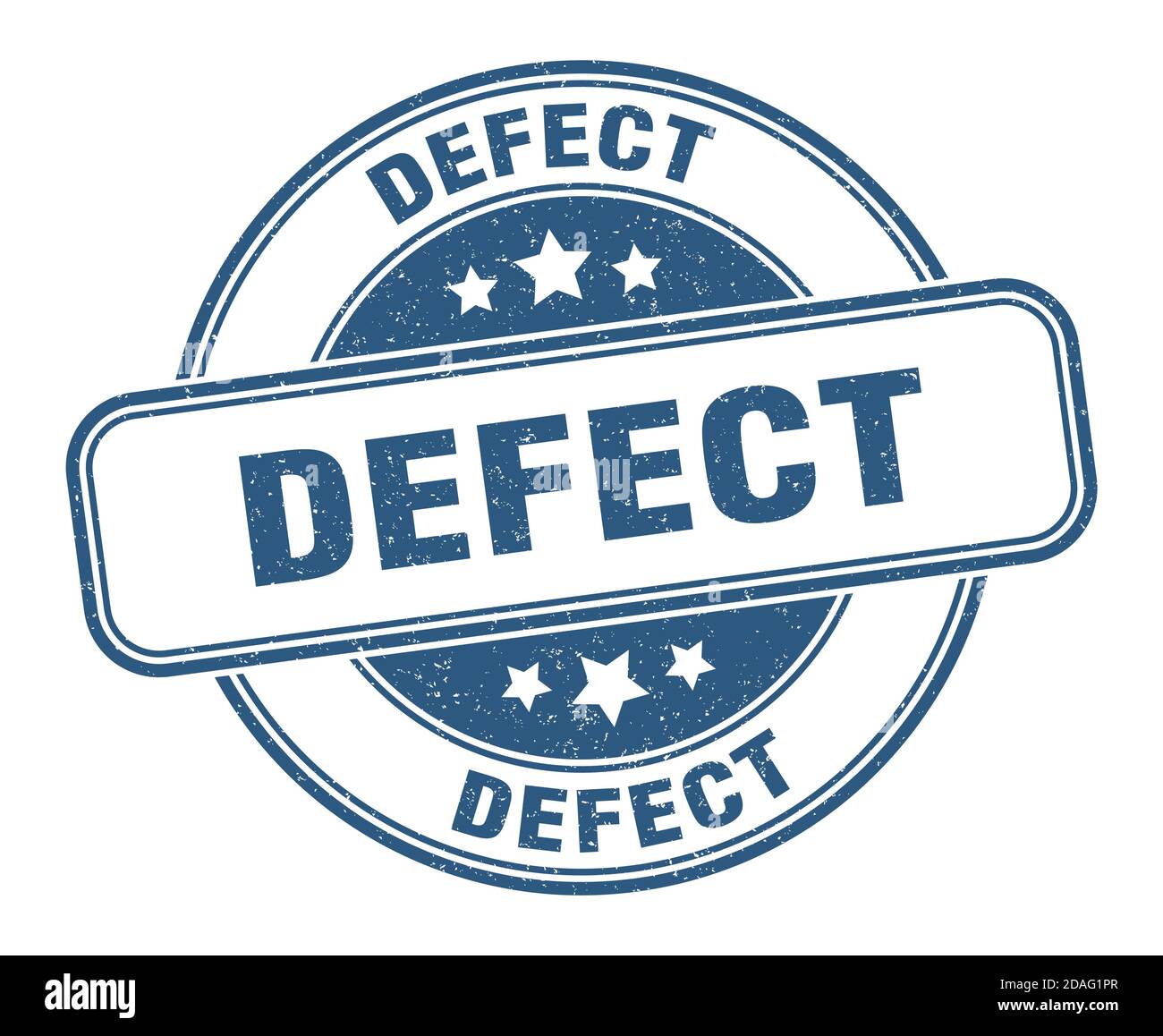 defect stamp. defect sign. round grunge label Stock Vector Image & Art ...