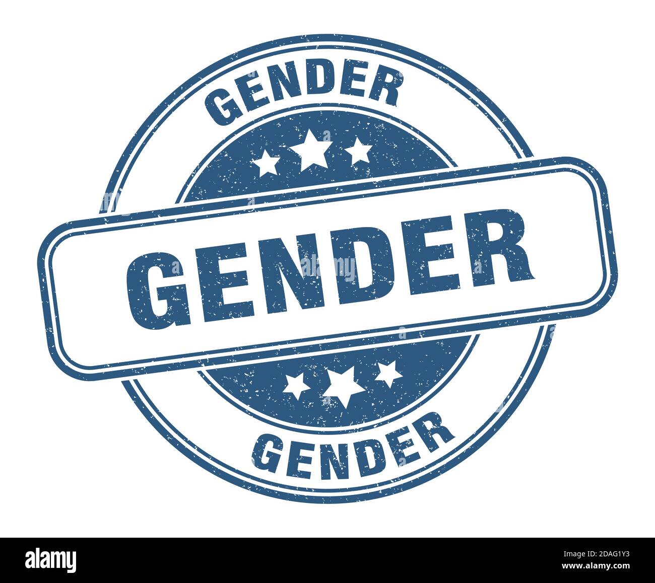 gender stamp. gender sign. round grunge label Stock Vector Image & Art ...
