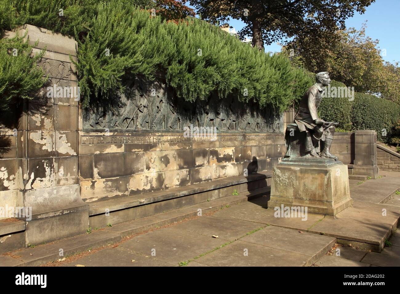 The Scottish American Memorial or "The Call 1914", erected in 1927 ...