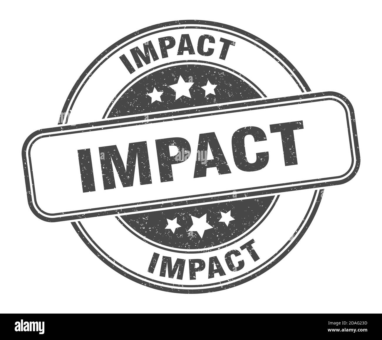 impact stamp. impact sign. round grunge label Stock Vector Image & Art ...