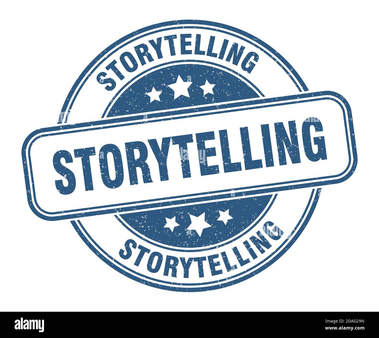 storytelling stamp. storytelling sign. round grunge label Stock Vector ...